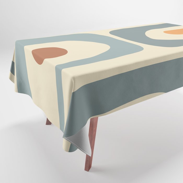 Mid-Century Modern Piquet Minimalist Abstract Pattern in Cream Slate ...