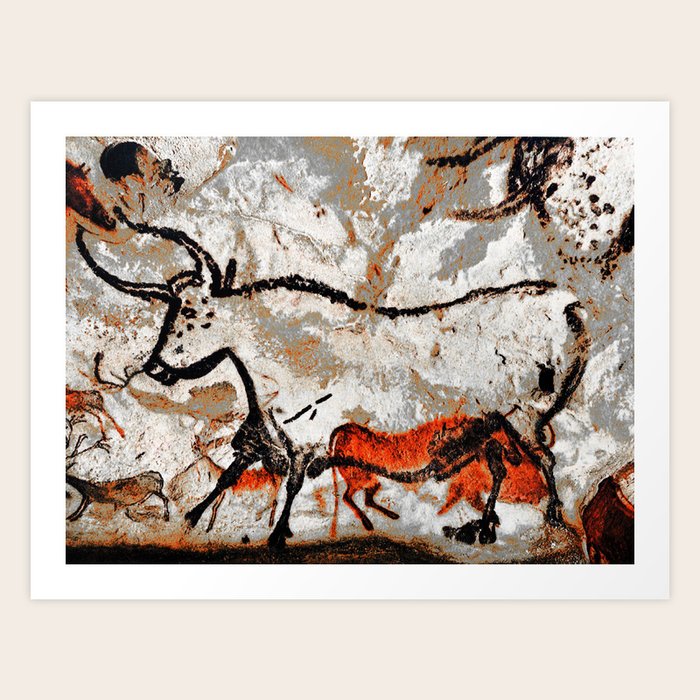 cave painting images to print
