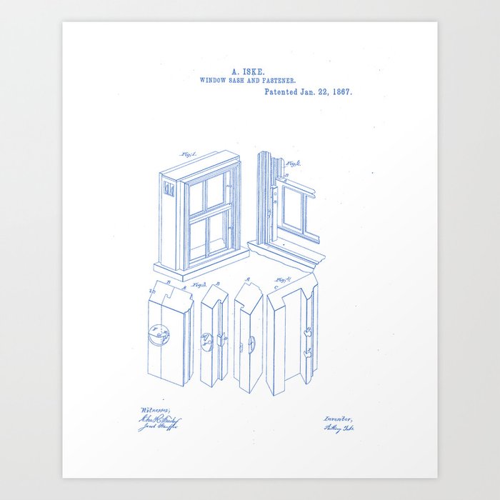 Vintage Window Drawing