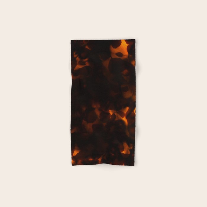 dark brown patterned towels