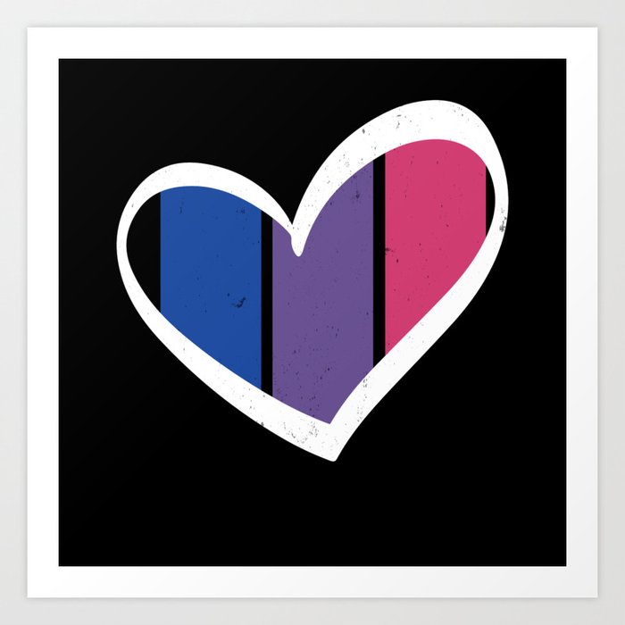 Rainbow Flag I Lgbt I Bisexual Pride I Bi I Bisexuality Flag Art Print