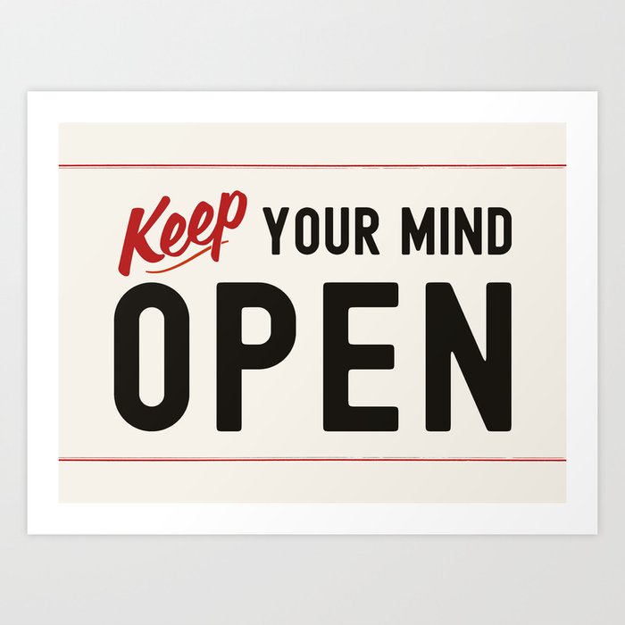 open mind print