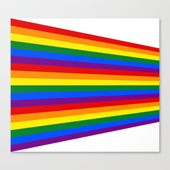 Pride Flag Lgbt Lgbtq Queer Lasoffittadiste Rainbow Canvas Print By
