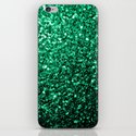 Beautiful Emerald Green glitter sparkles Shower Curtain by PLdesign ...