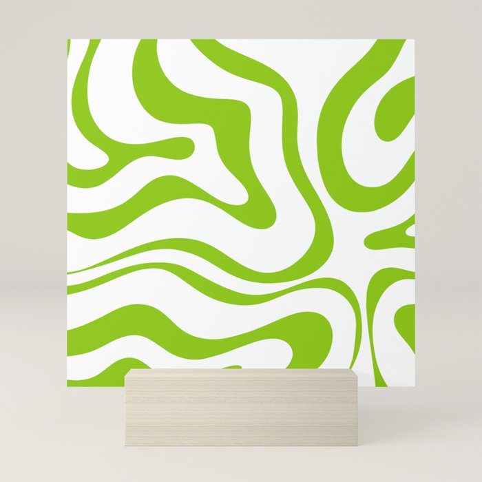 lime green print