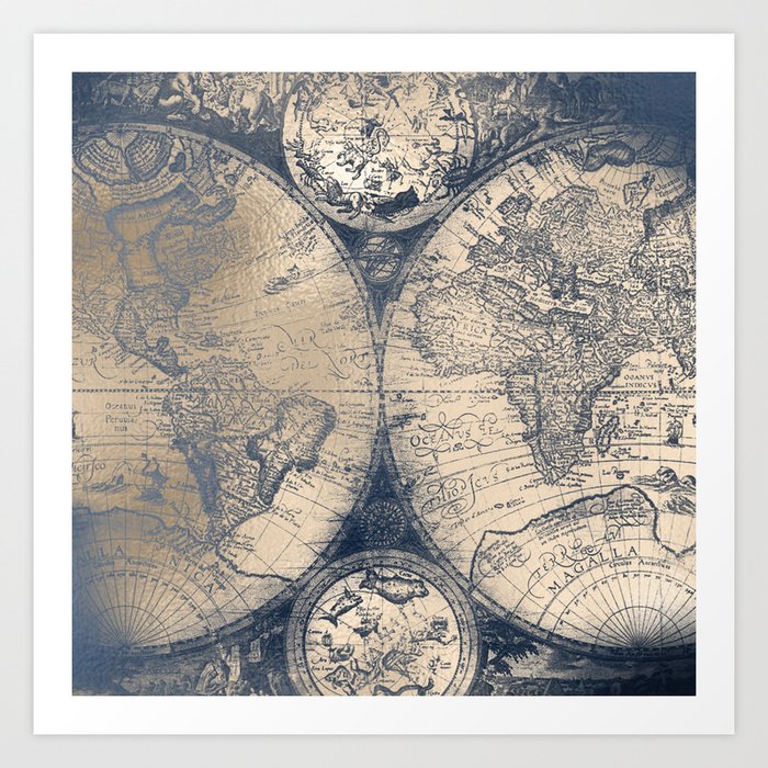 Cheap Large World Map Poster | semashow.com