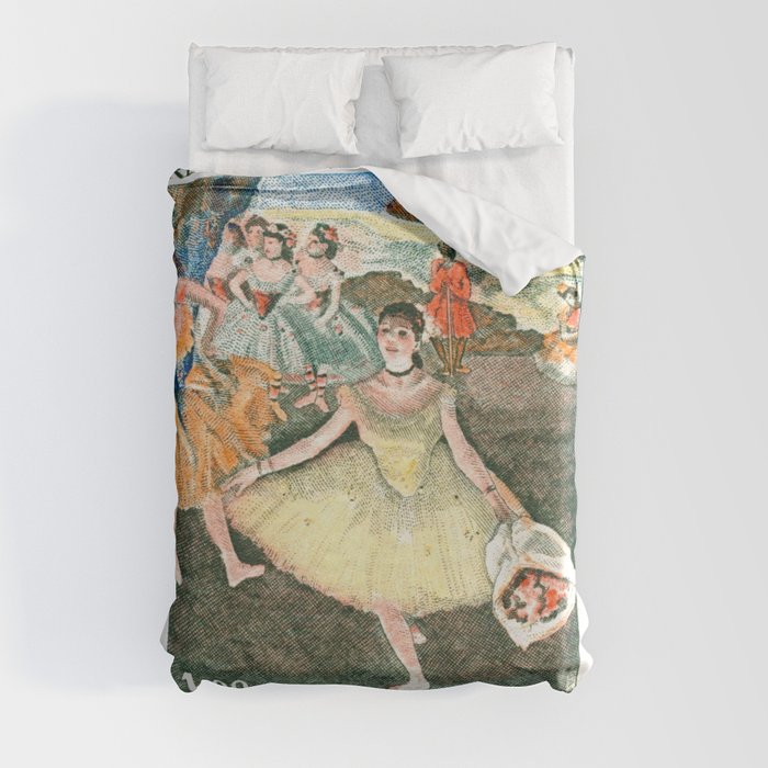 1970 FRANCE Edgar Degas Ballet Dancer Postage Stamp Duvet Cover by ...