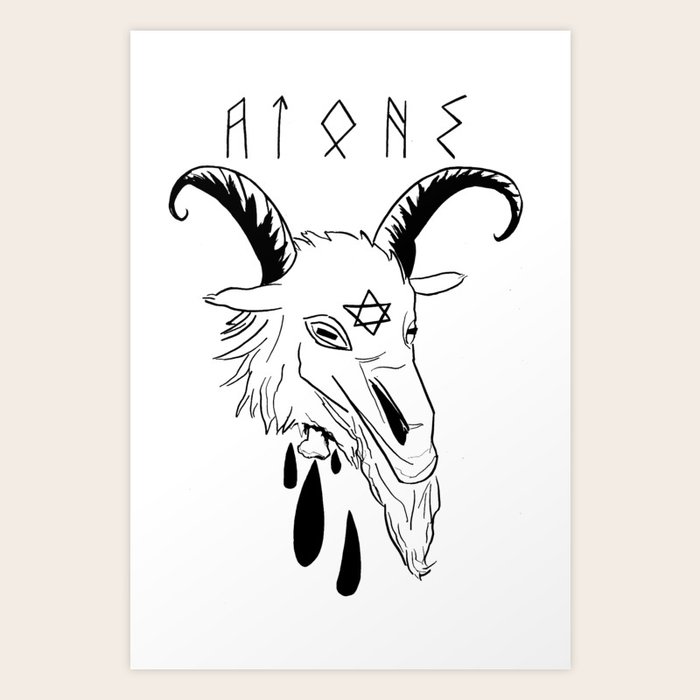 azazel (atone) Art Print by honeycraft | Society6