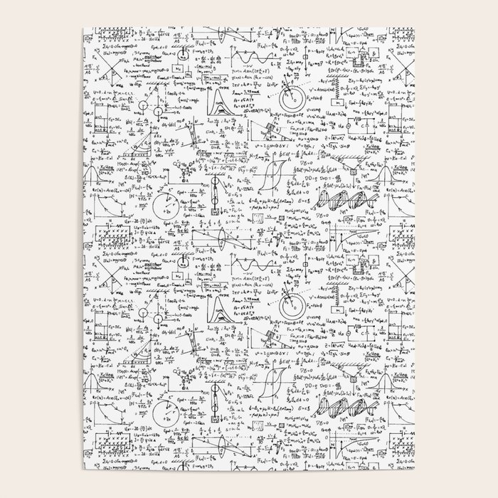 physics formula poster