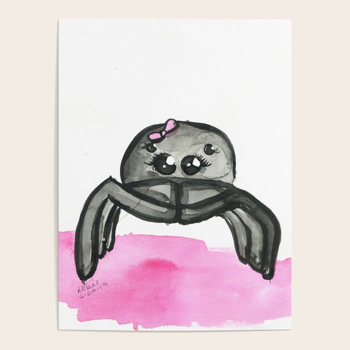 Fancy Spider Poster by gigglingleviathan | Society6