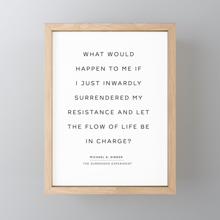 surrender experiment