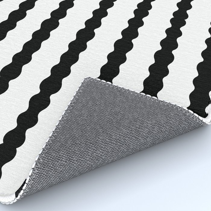squiggle pattern rug