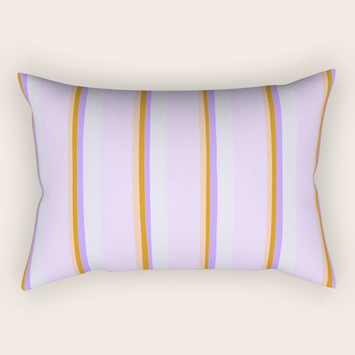 lavender rectangle cushion