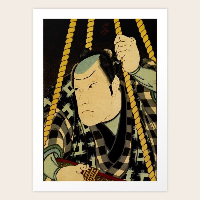 Original samurai watercolor painting Watercolor Art & Collectibles ...