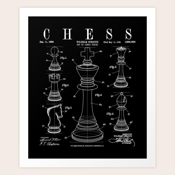 chess drawing king