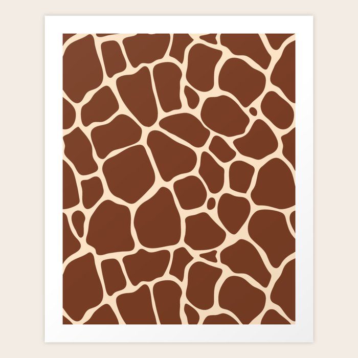 Giraffe Print Clipart