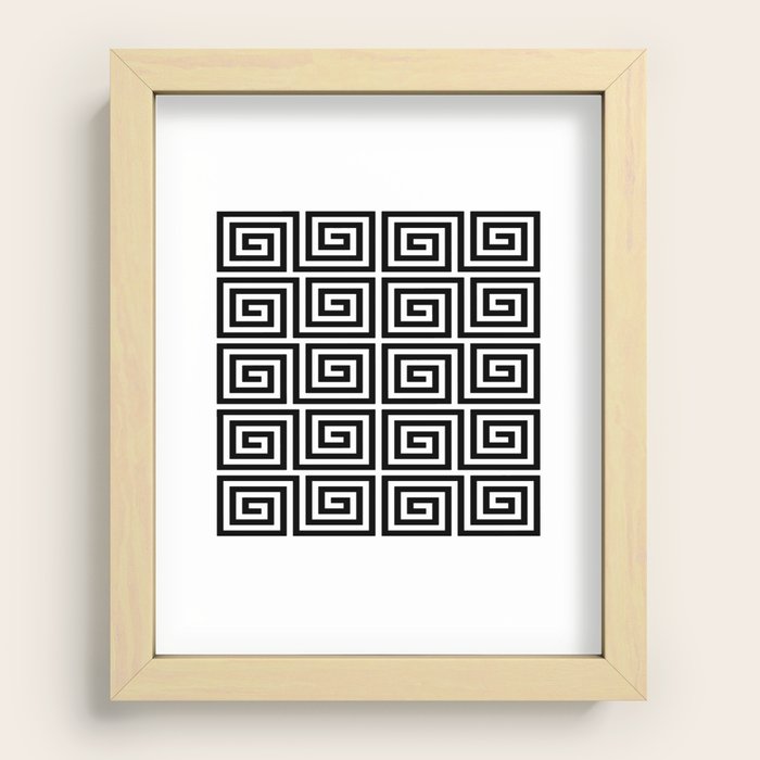 greek key pattern frame