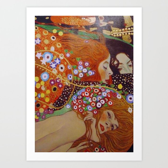 Gustav Klimt Water Serpents