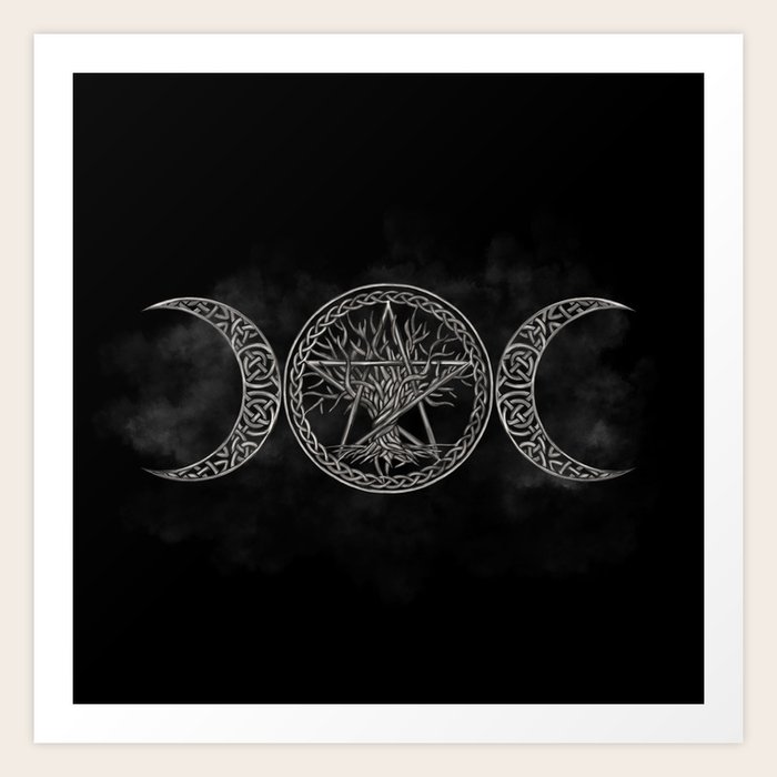 Triple Moon Wallpaper