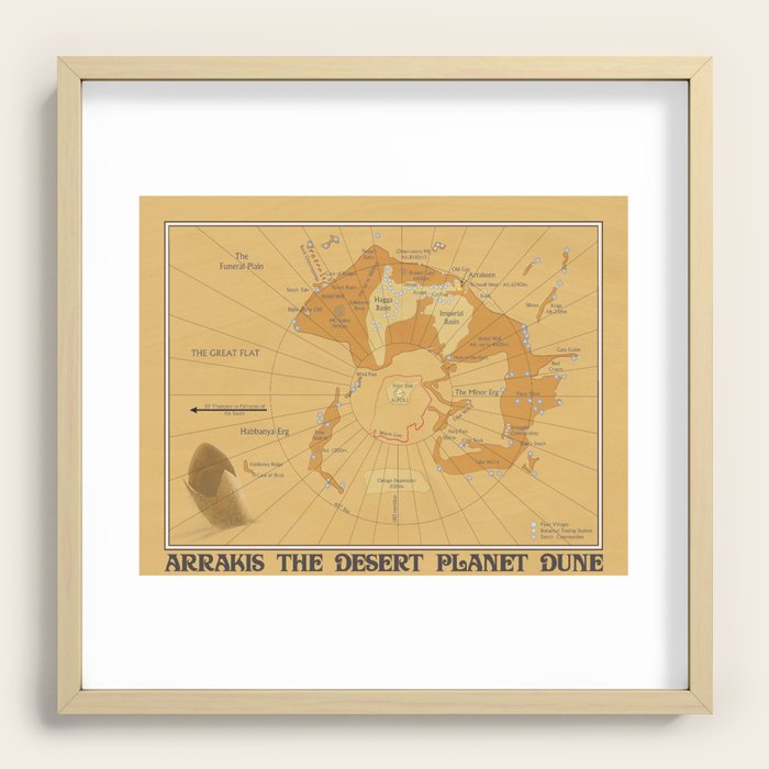 Arrakis Planet Map