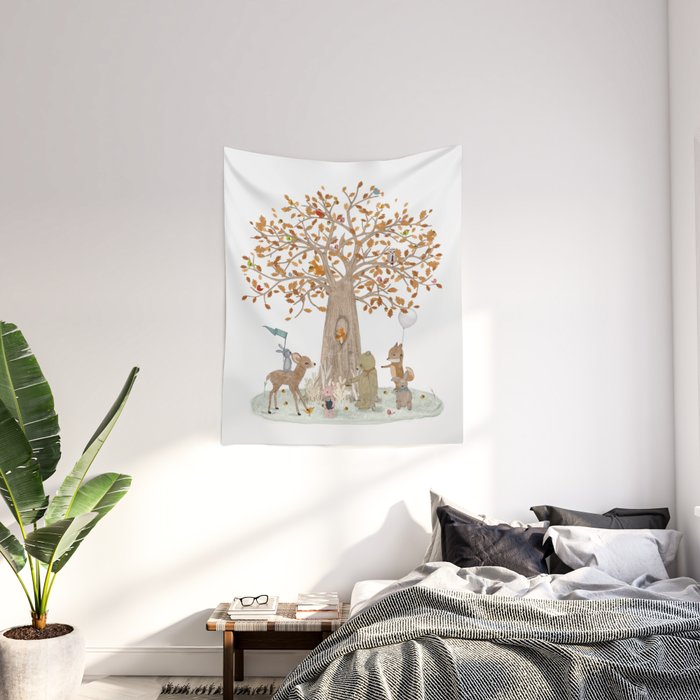 oak tree wall sticker
