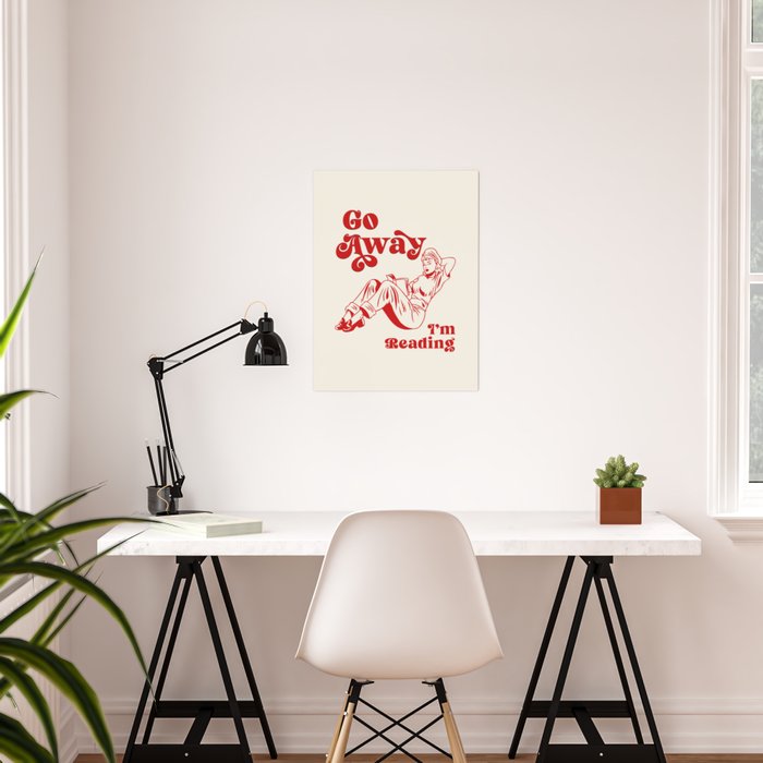 retro typography poster