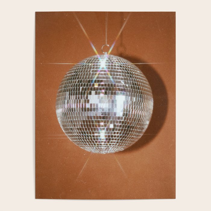 Groovy Orange Disco Ball Poster by Sammy Hearn | Society6 Groovy Orange Disco Ball Poster by Sammy Hearn | Society6
