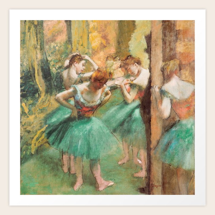 Edgar Degas Green Dancers