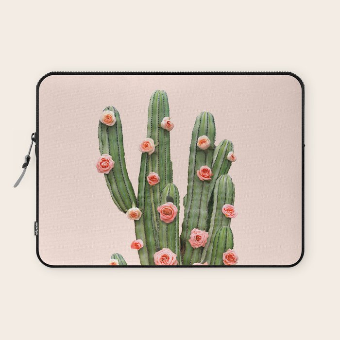 CACTUS AND ROSES Laptop Sleeve by Paul Fuentes | Society6