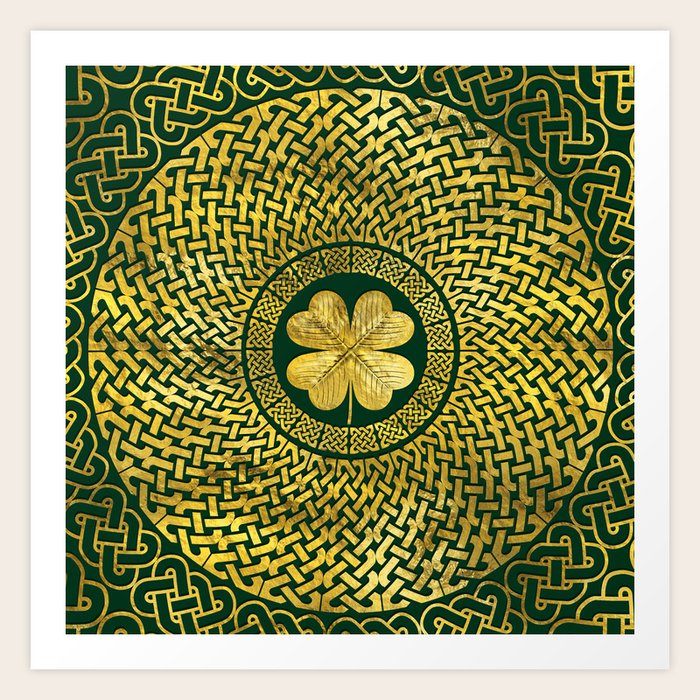 Celtic Clover Drawings