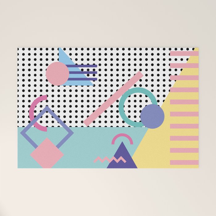 Memphis Pattern 5 - 80s - 90s - Retro Welcome Mat by Studio Memphis ...
