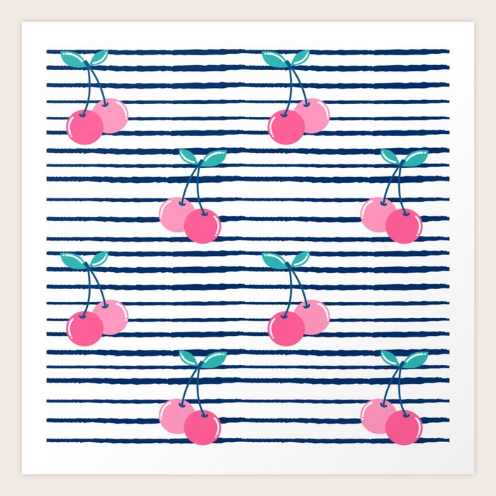 Cute Blue Striped Background