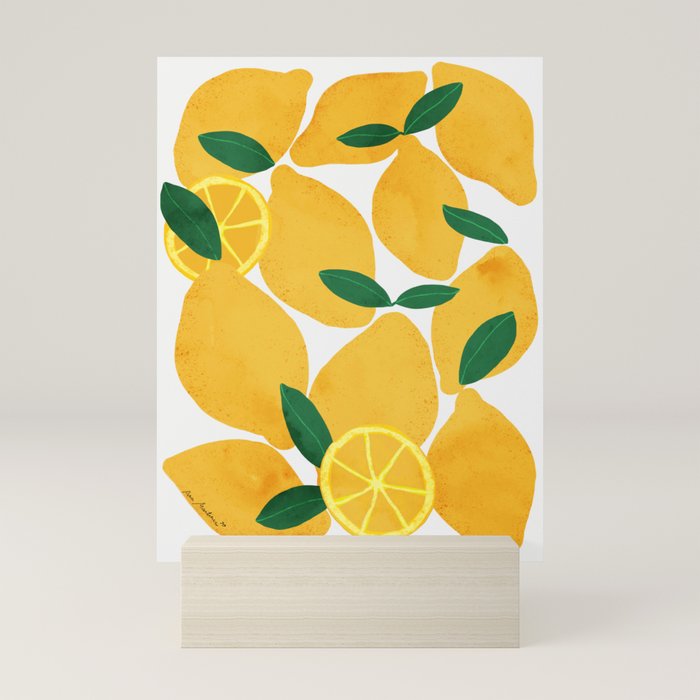 lemon artwork decor