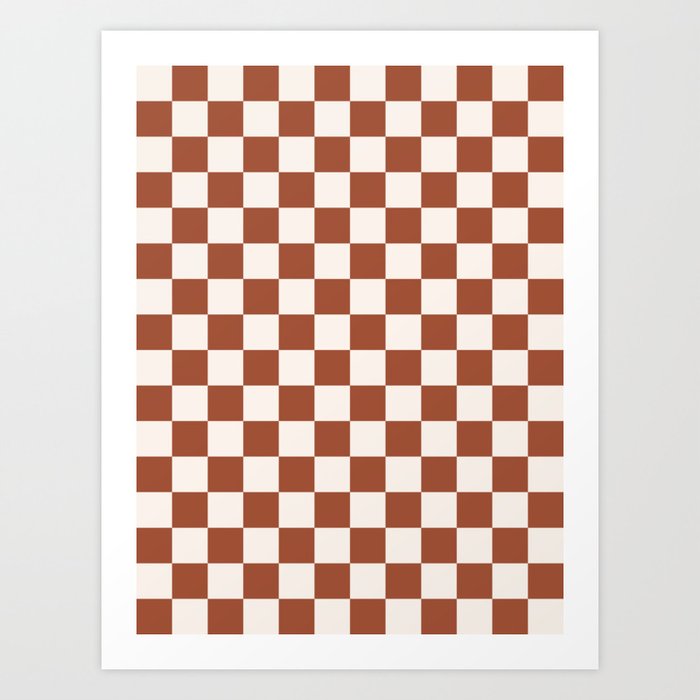 chequered print
