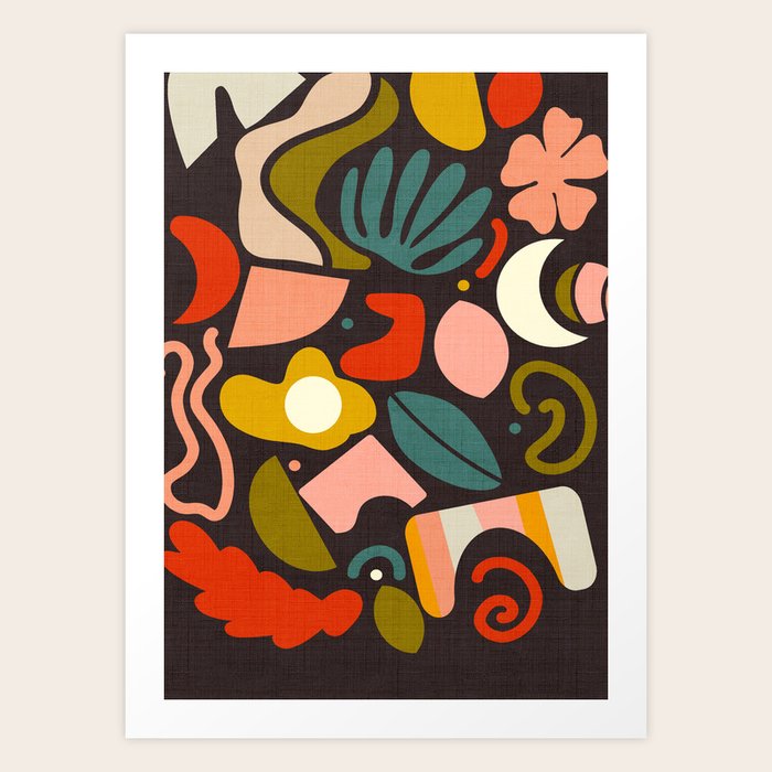 organic shapes in art