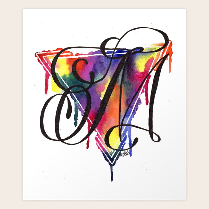 Calligraphy Capital M