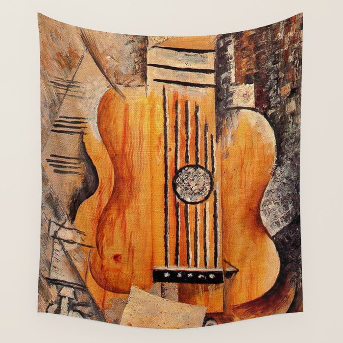 Pablo Picasso - Guitar, I love Eva cubist, cubism still life musical ...
