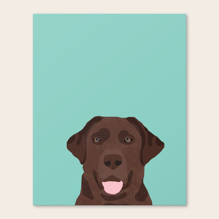 chocolate lab artwork