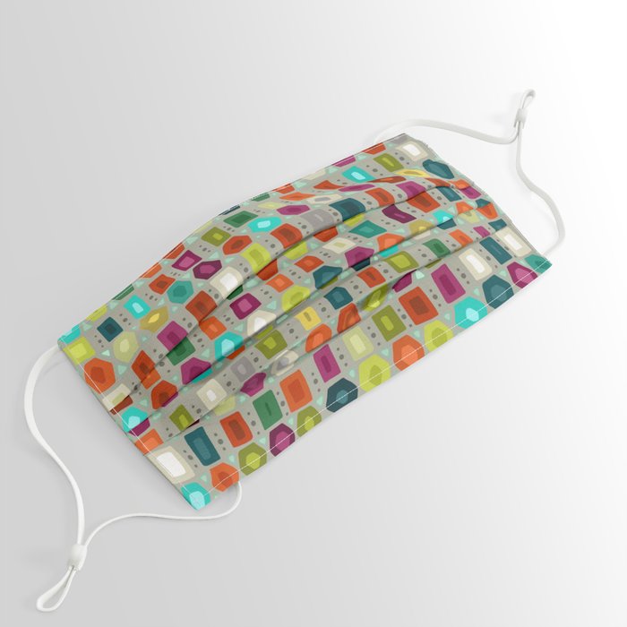 hex strip willow Face Mask by Sharon Turner | Society6