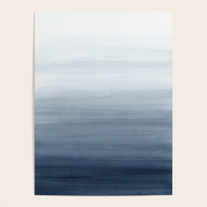 Ocean Watercolor Painting No.2 Poster by Kris Kivu | Society6
