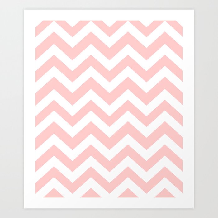 Pink Chevron Print