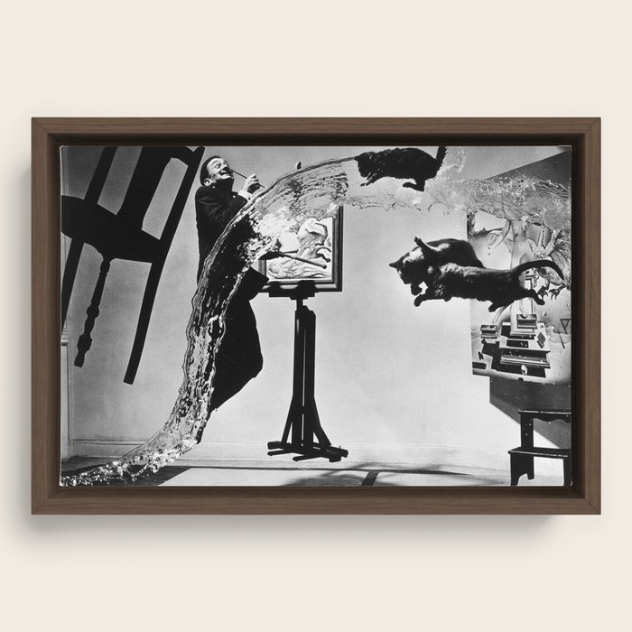 Salvador Dali Portrait Cat