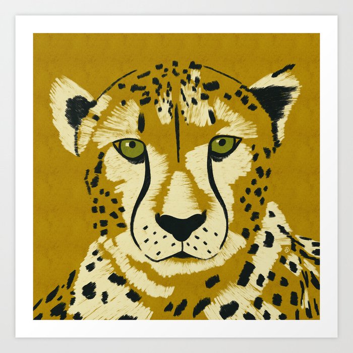 cheetah canvas
