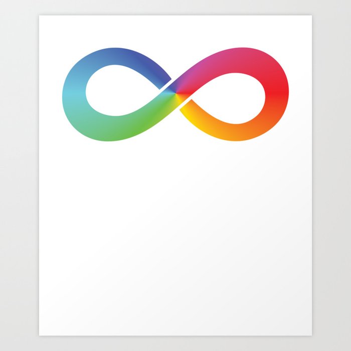 Rainbow Infinity Love Autism Neurodiversity Awareness Symbol design Art ... Rainbow Infinity Love Autism Neurodiversity Awareness Symbol design Art ...