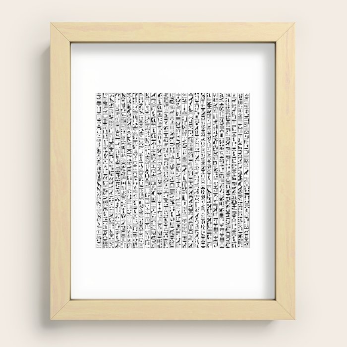 Ancient Egyptian Hieroglyphics Pattern