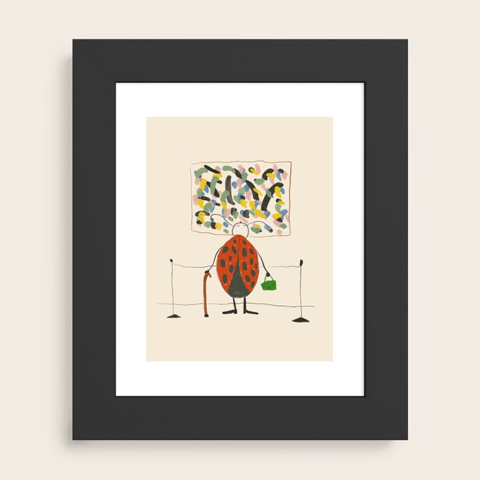 ladybug framed art