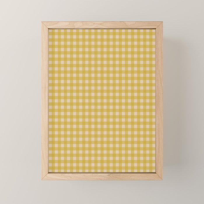 light yellow gingham pattern