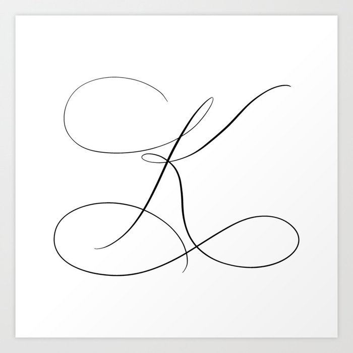 Calligraphy K In Cursive Ubicaciondepersonas cdmx gob mx