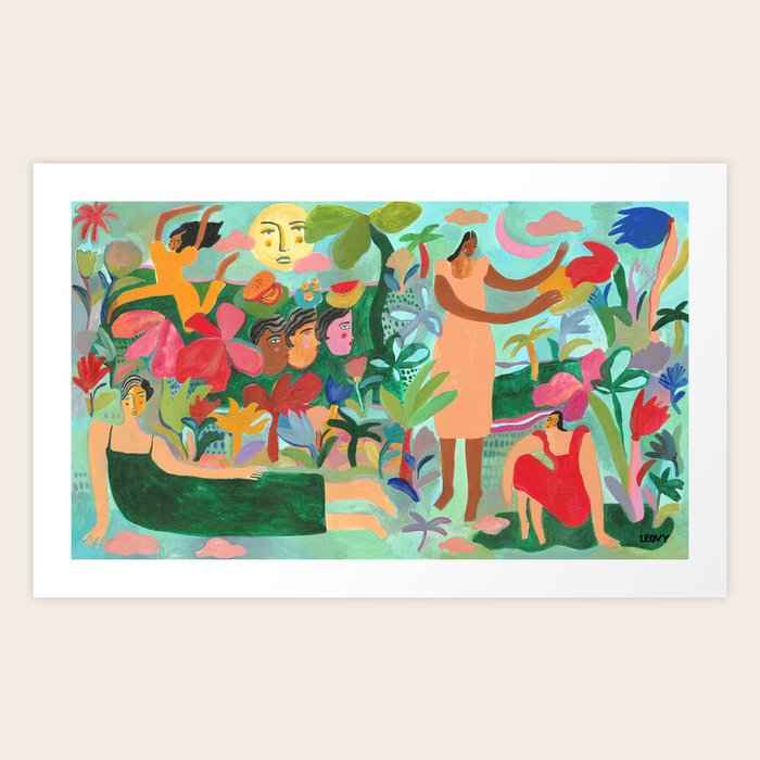 LEOVY X IVY & OAK Art Print by LEOVY | Society6