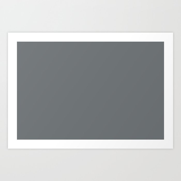 Dark Stone Gray - Grey Solid Color Pairs PPG Improbable PPG1011-5 Art ...